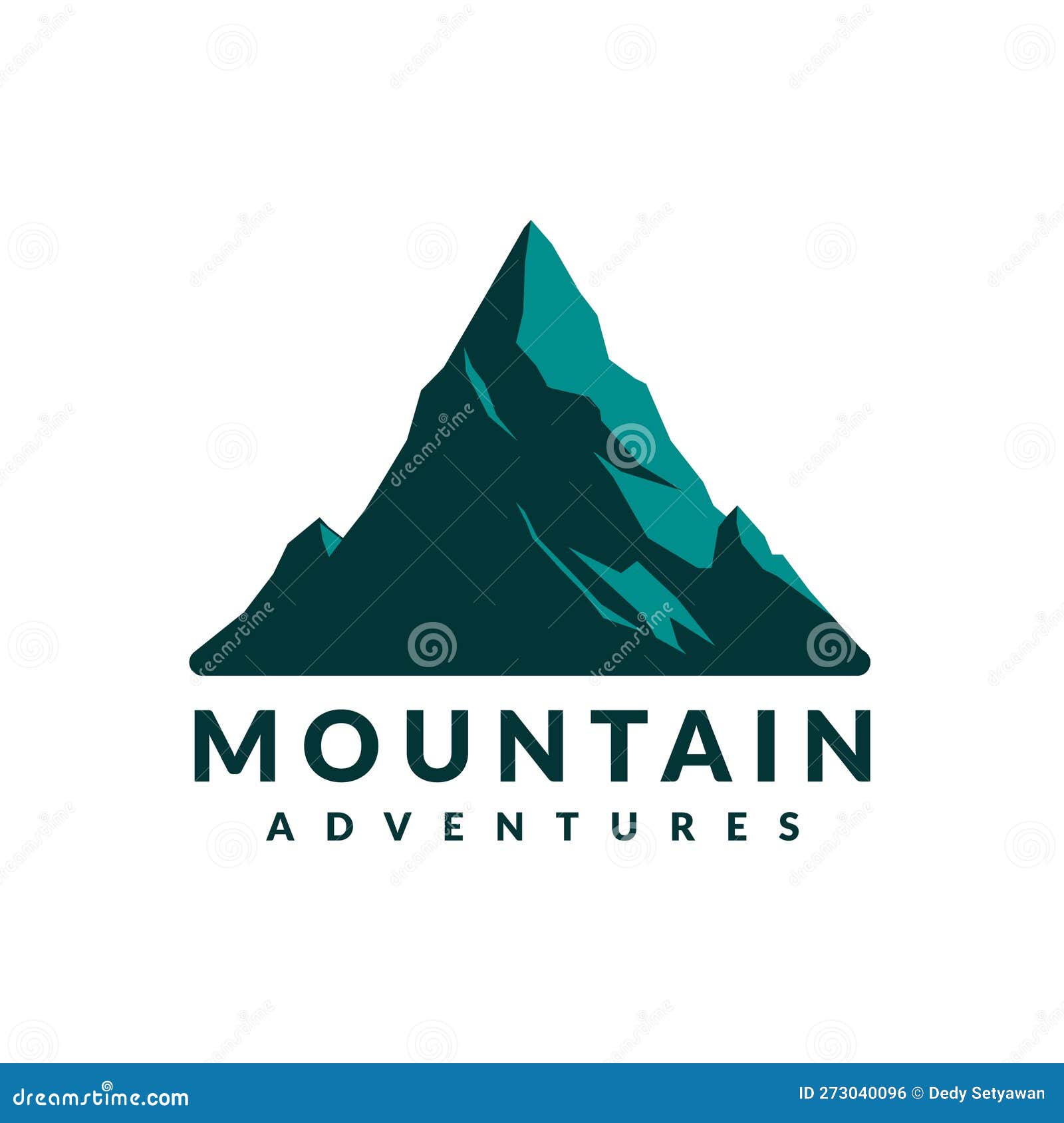 Simple mountain logo stock vector. Illustration of mountain - 273040096