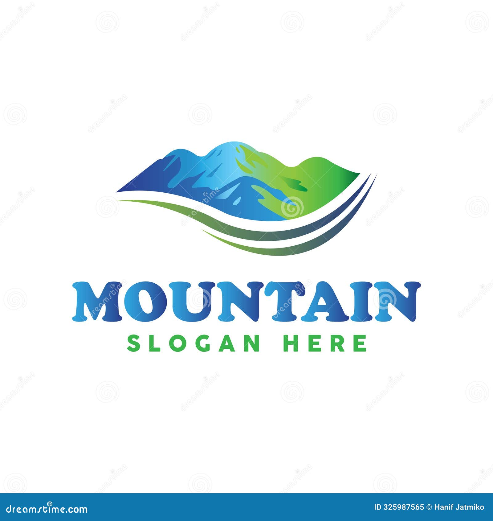 Simple Mountain Logo and Icon Vector Illustration Design Stock Vector ...