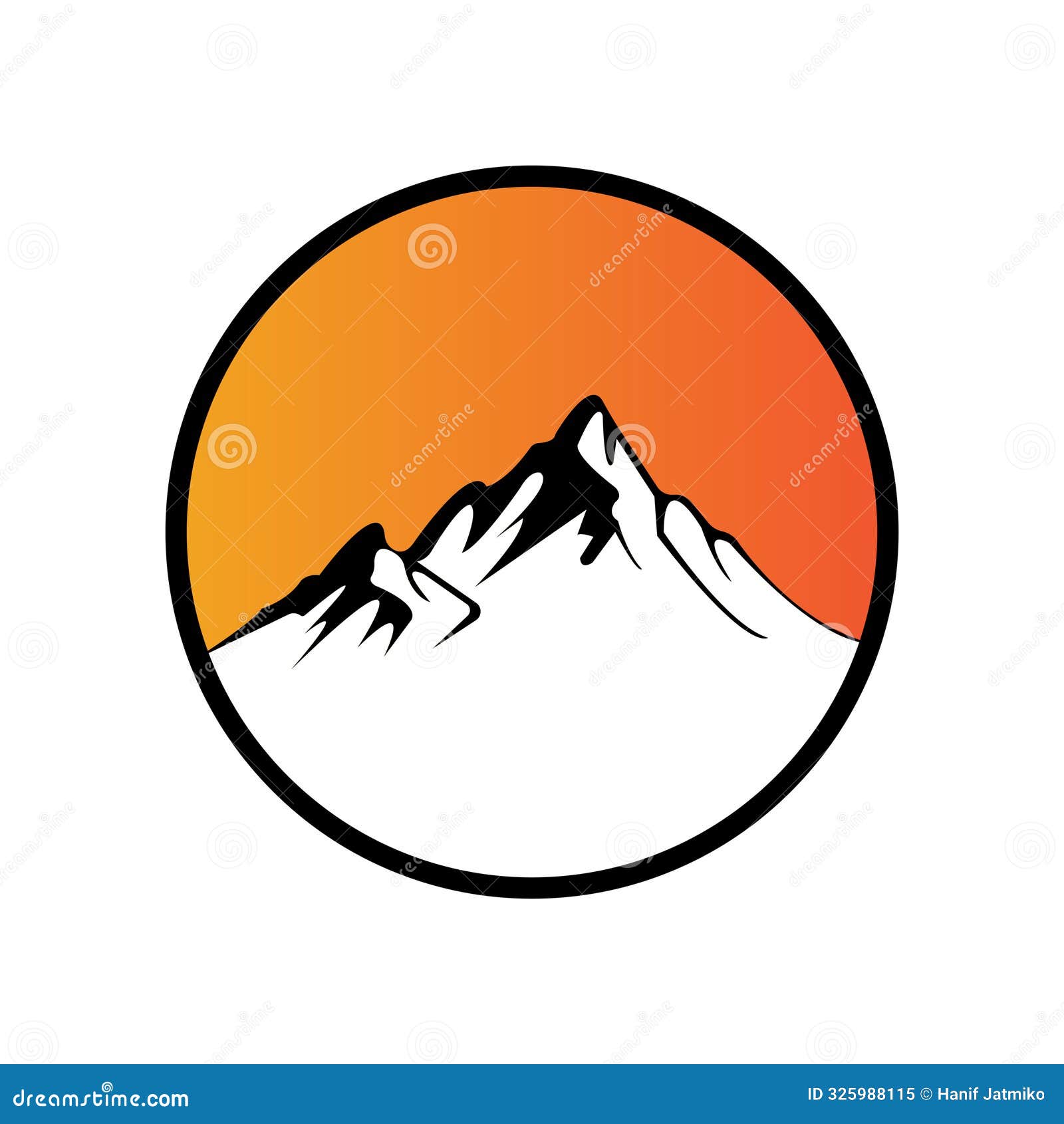 Simple Mountain Logo and Icon Vector Illustration Design Stock Vector ...