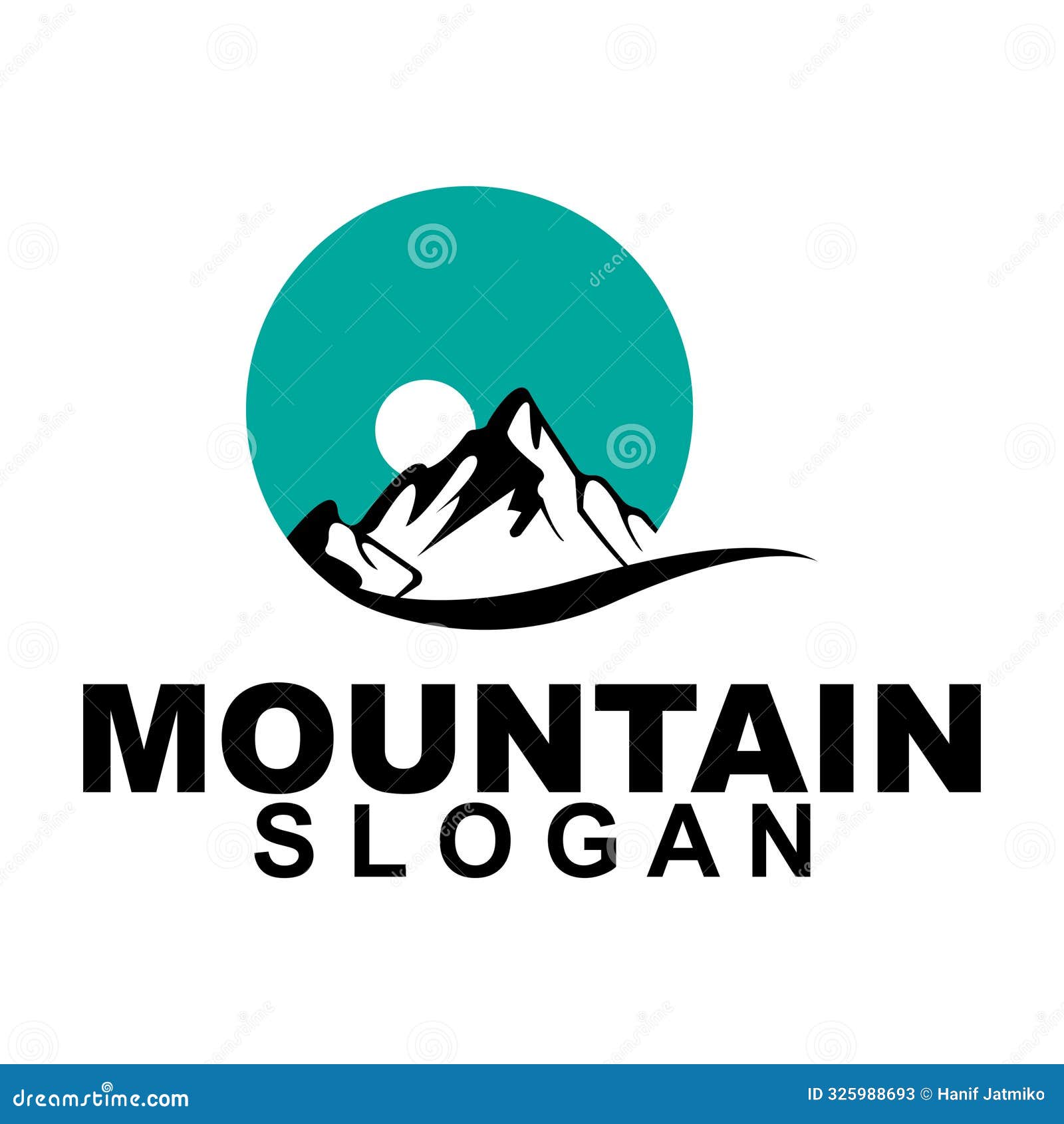 Simple Mountain Logo and Icon Vector Illustration Design Stock Vector ...
