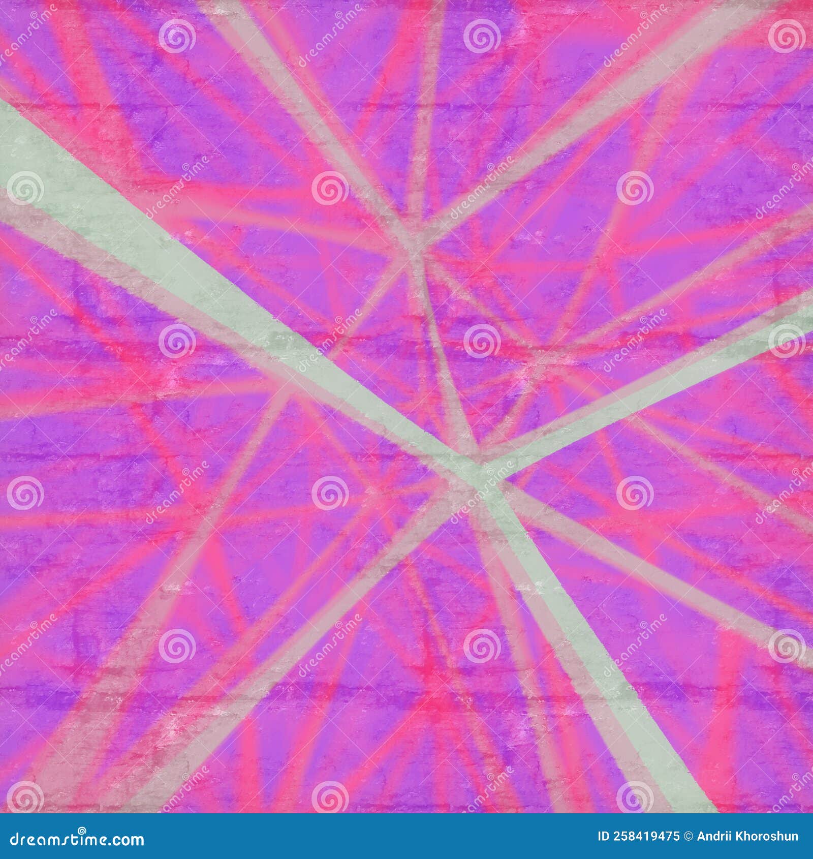 Simple Multi Colored Geometric Pattern. Template Design. 3d Rendering ...