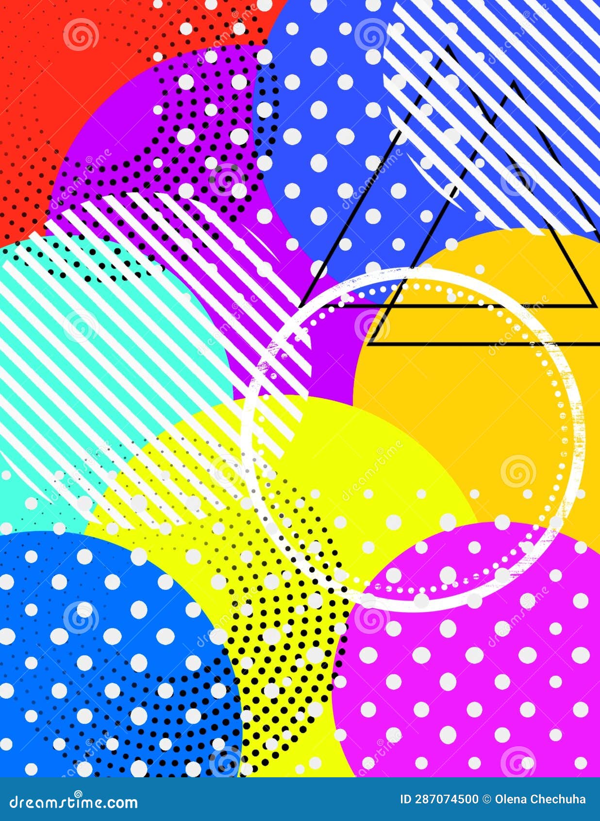 Simple Multi-colored Minimalistic Abstract Background Stock Photo ...