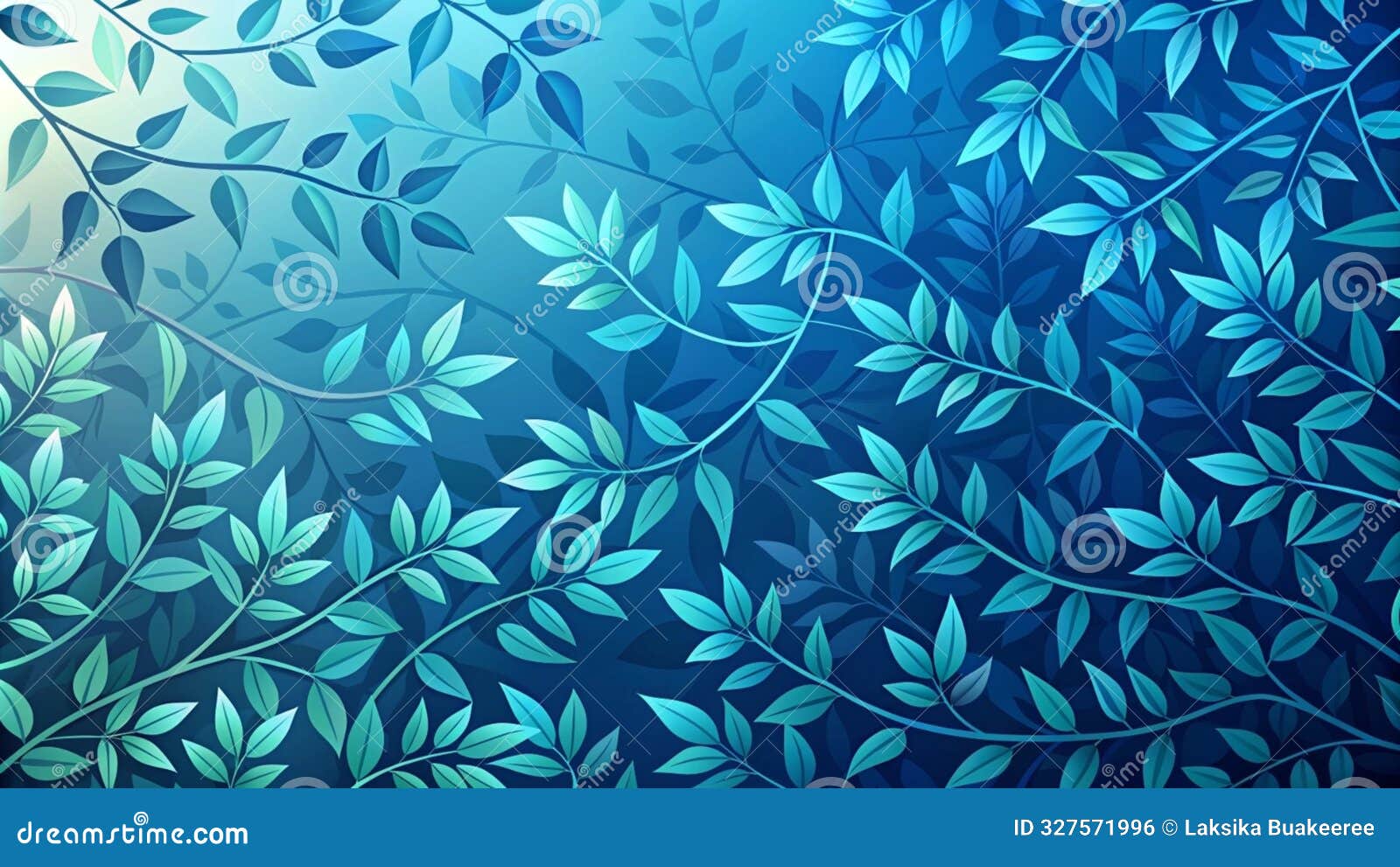 Simple Multi-pattern Background with Blue Gradient. Stock Illustration ...