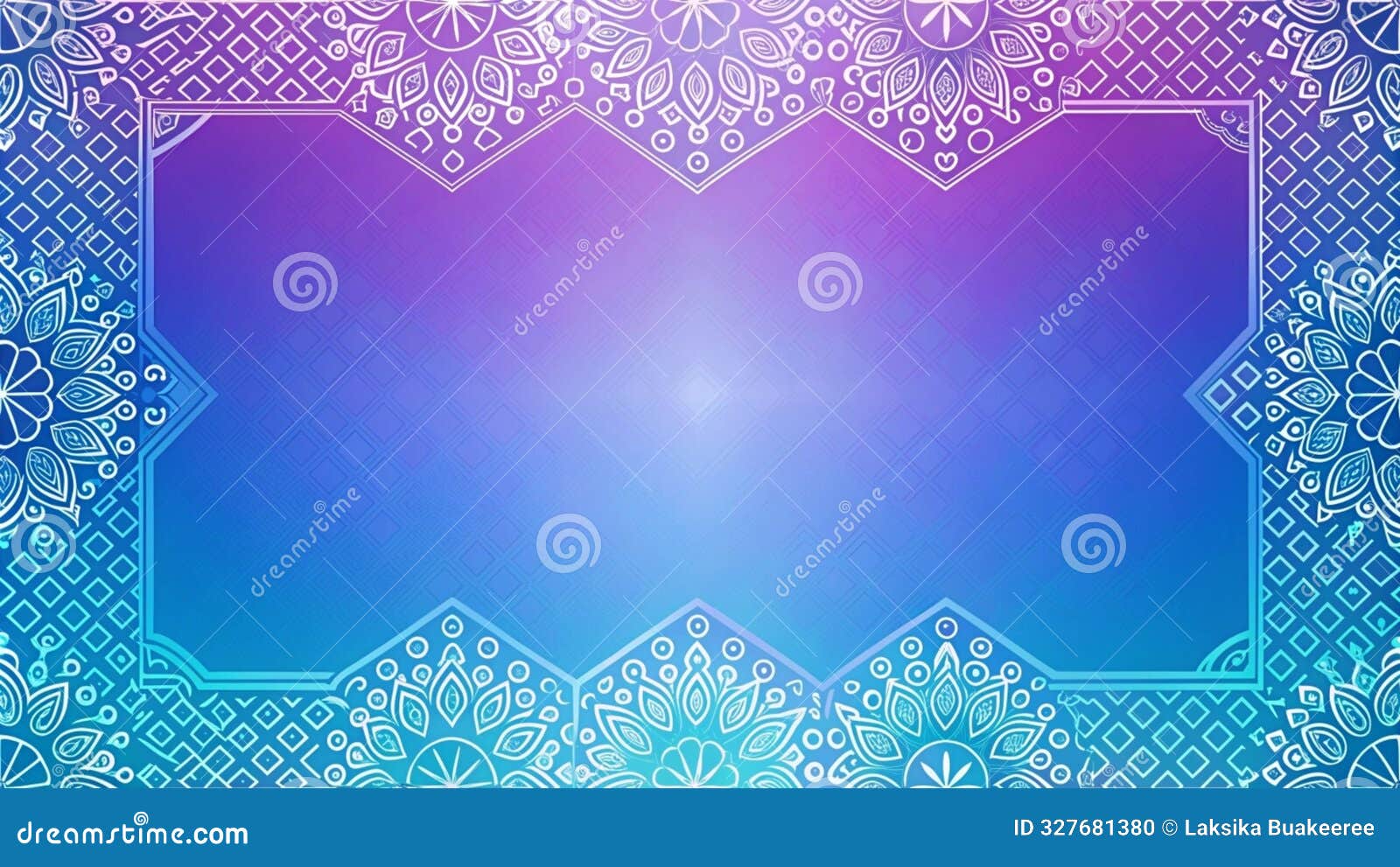 Simple Multi-pattern Background with Blue-purple Gradient. Stock ...