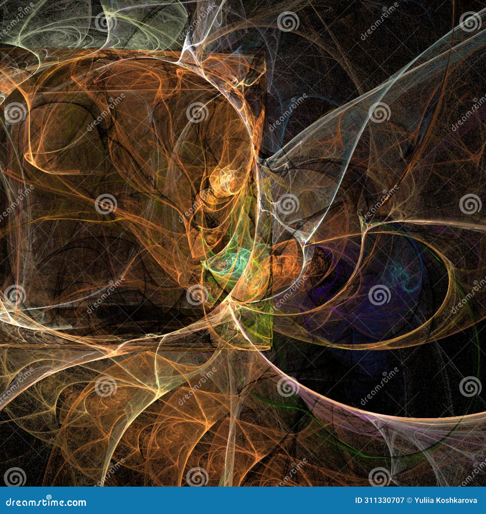 Simple Multicolor Abstract Pattern on Black Background, Wallpaper Stock ...