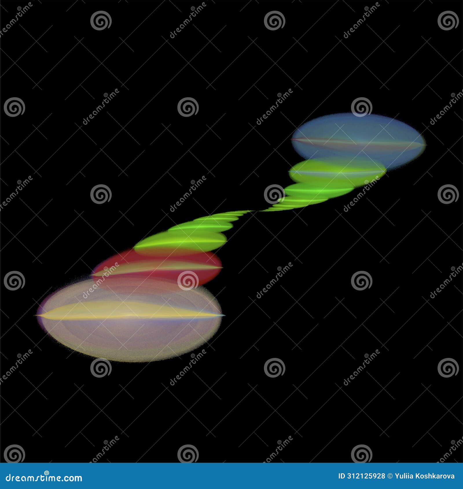 Simple Multicolor Abstract Pattern on Black Background, Wallpaper Stock ...