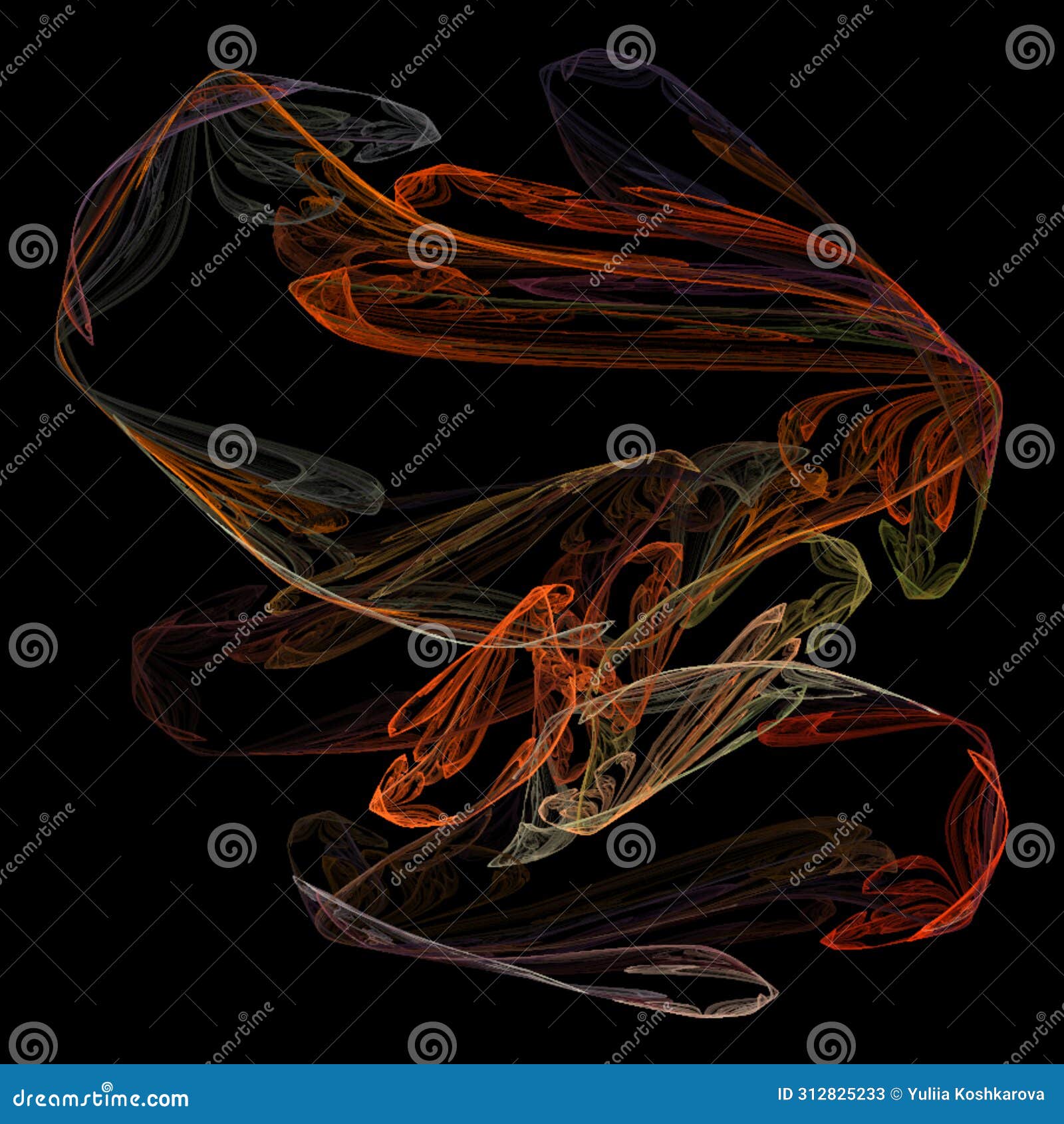 Simple Multicolor Abstract Pattern on Black Background, Wallpaper Stock ...