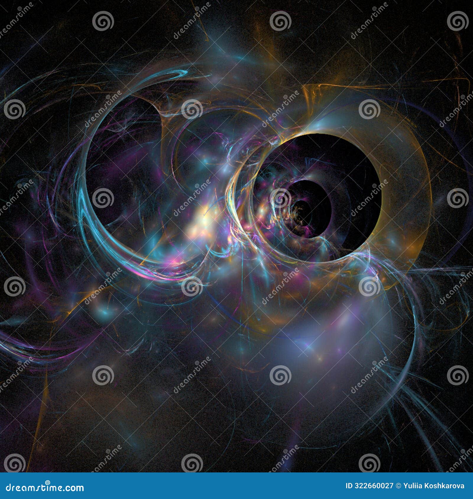 Simple Multicolor Abstract Pattern on Black Background, Wallpaper Stock ...