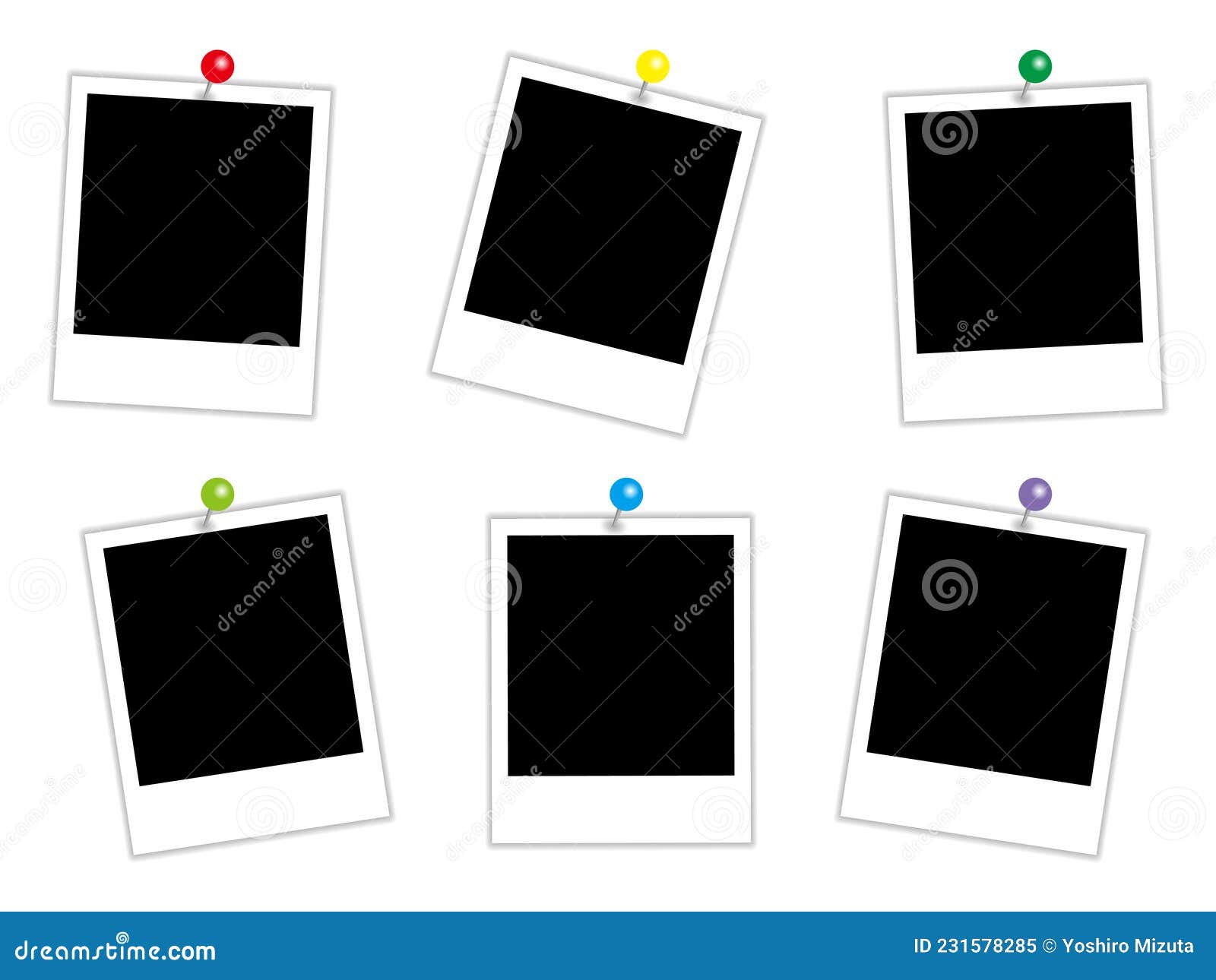 Simple Multiple Photo Frame Illustrations Stock Vector - Illustration ...