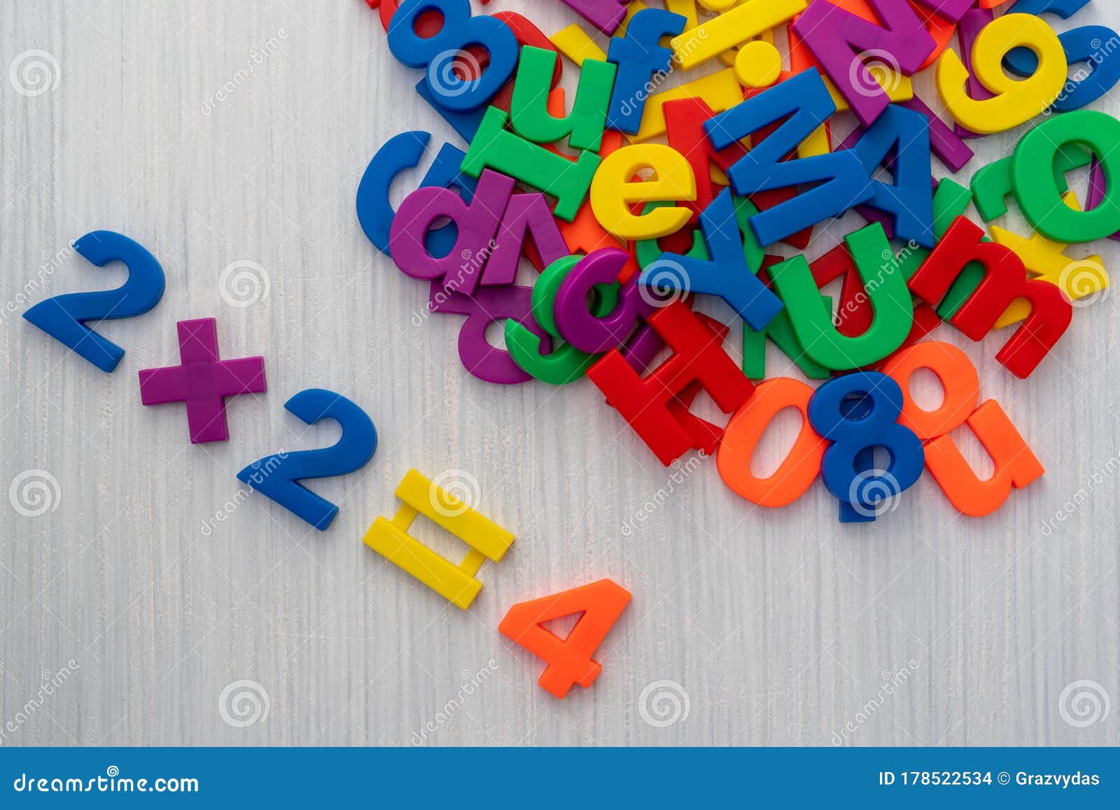 Simple Multiplication Formula Stock Photo - Image of multiplication ...