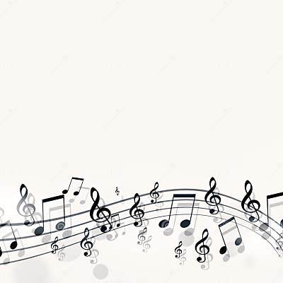 Simple Music Notes stock illustration. Illustration of poster - 97948236