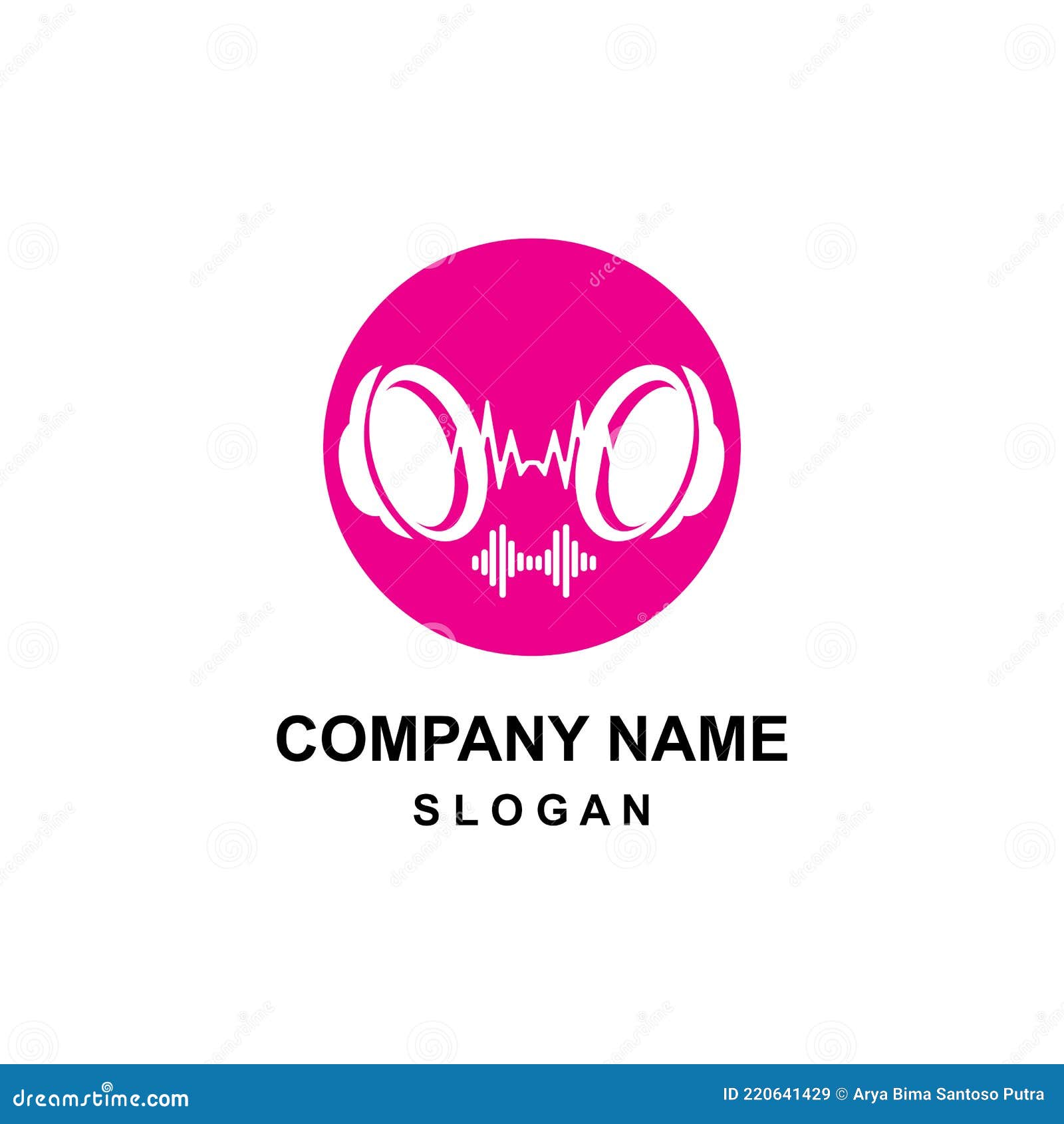 Simple Music Sound Logo Vector Icon Stock Vector - Illustration of ...