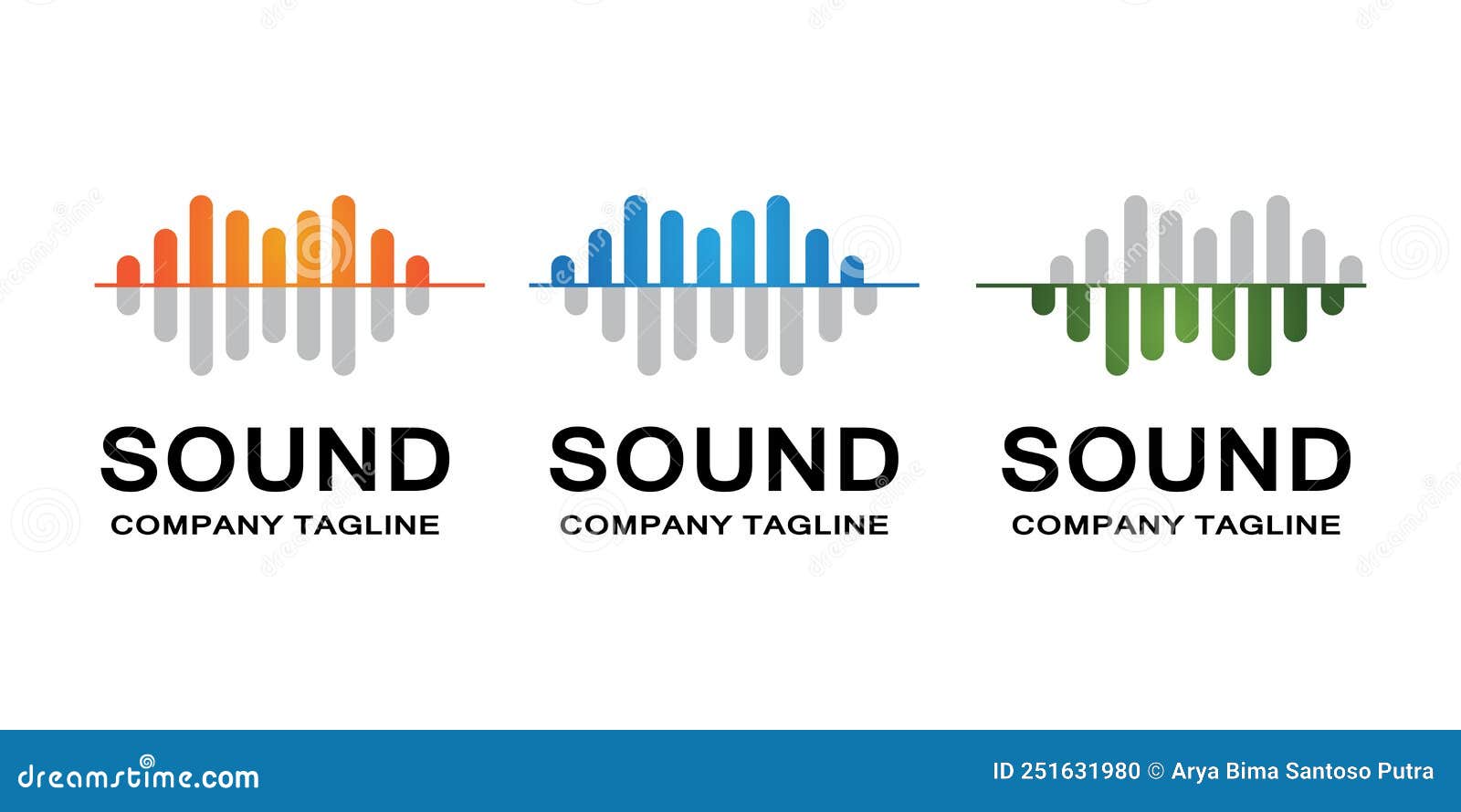Simple Music Sound Logo Vector Icon Stock Vector - Illustration of line ...