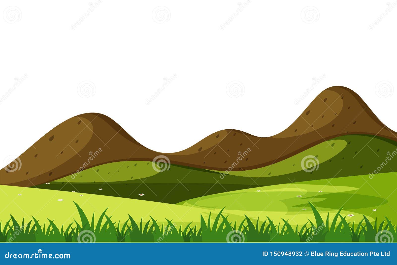 A simple nature scene stock vector. Illustration of spring - 150948932