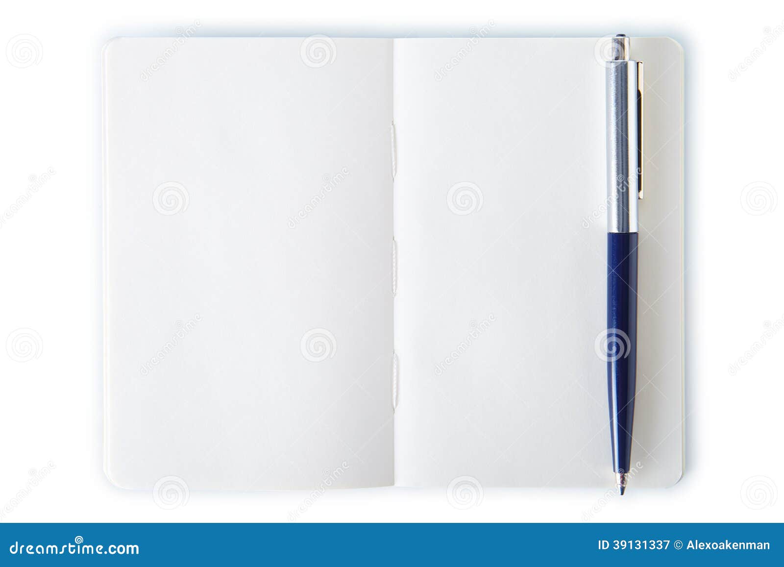 Simple note book with pen. stock image. Image of ballpoint - 39131337