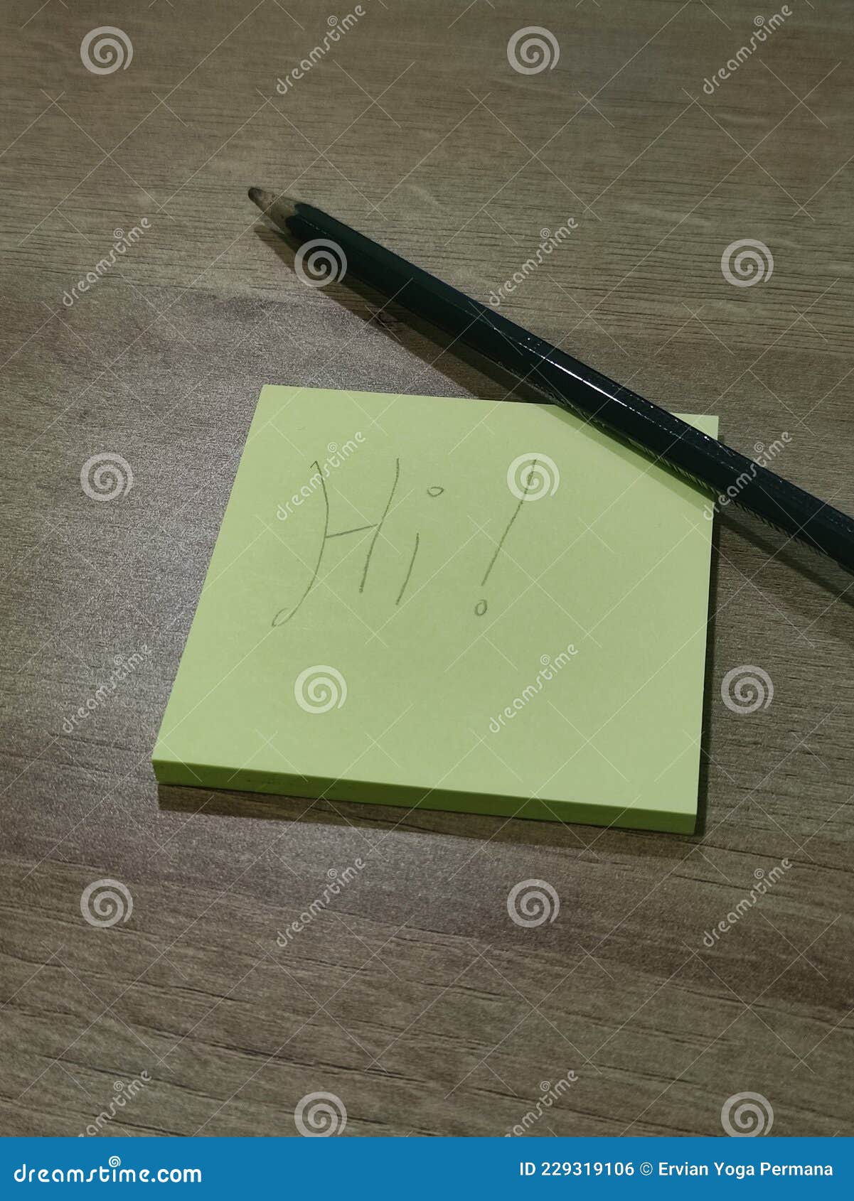 A Simple Notes from the Pencil Stock Photo - Image of pencil ...