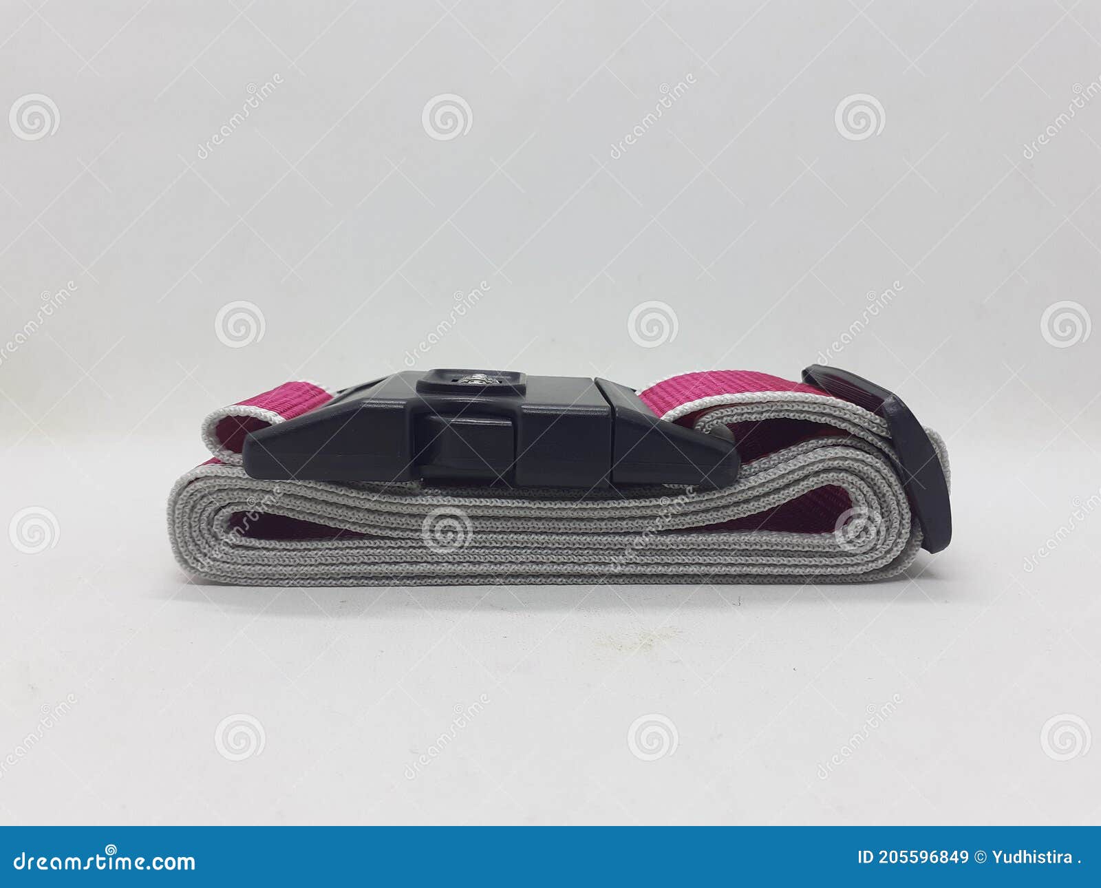 Simple Number Coded Strap Lock on White Isolation Background Stock ...