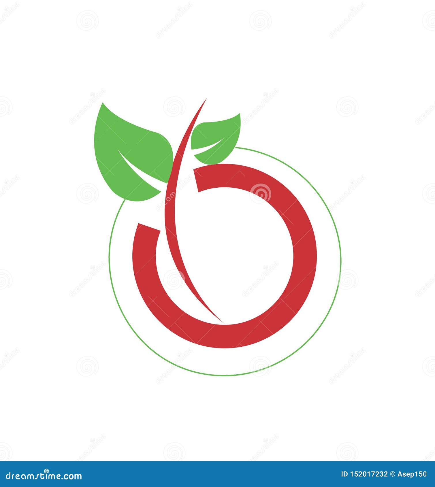 Simple O Letter Organic Farm Logo Stock Vector - Illustration of ...