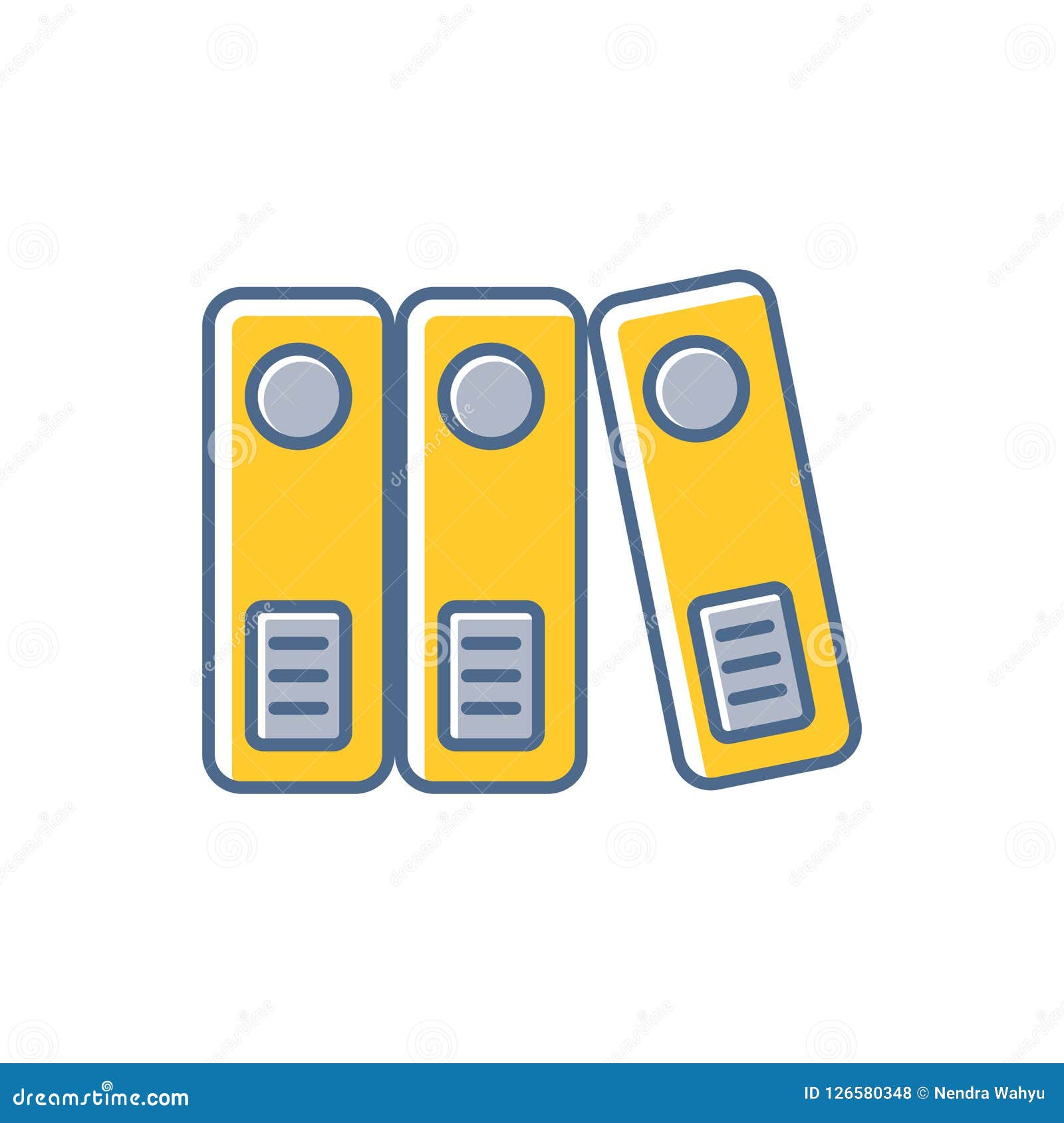 Simple Office Document Filling Icon Stock Vector - Illustration of flat ...