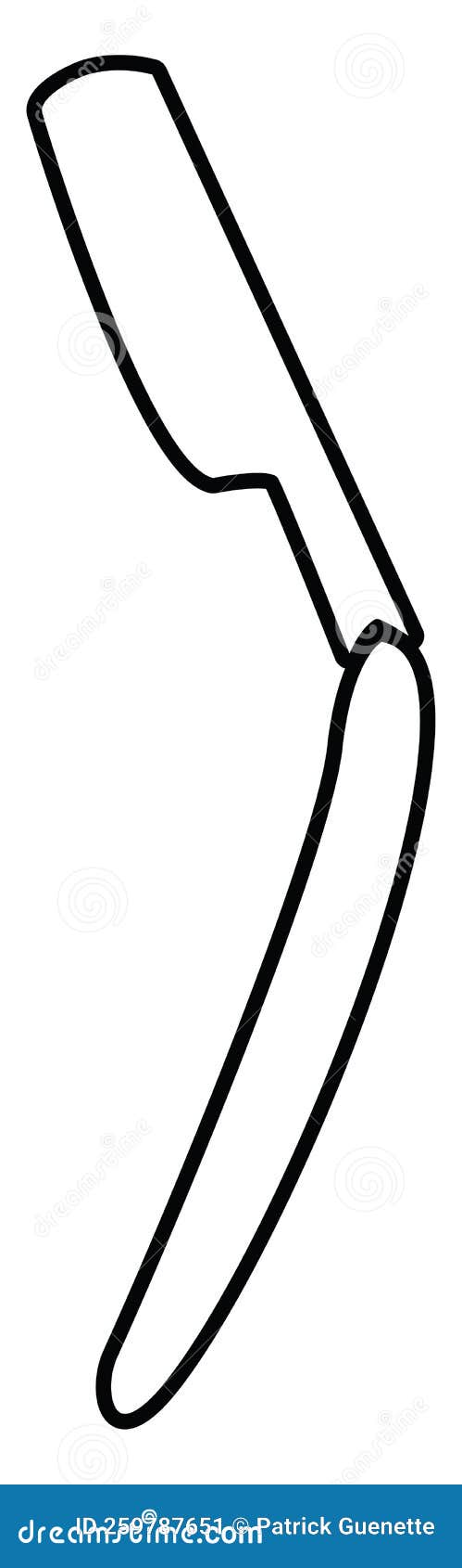 Sharp Razor Blade Illustration Vector Logo | CartoonDealer.com #244560153