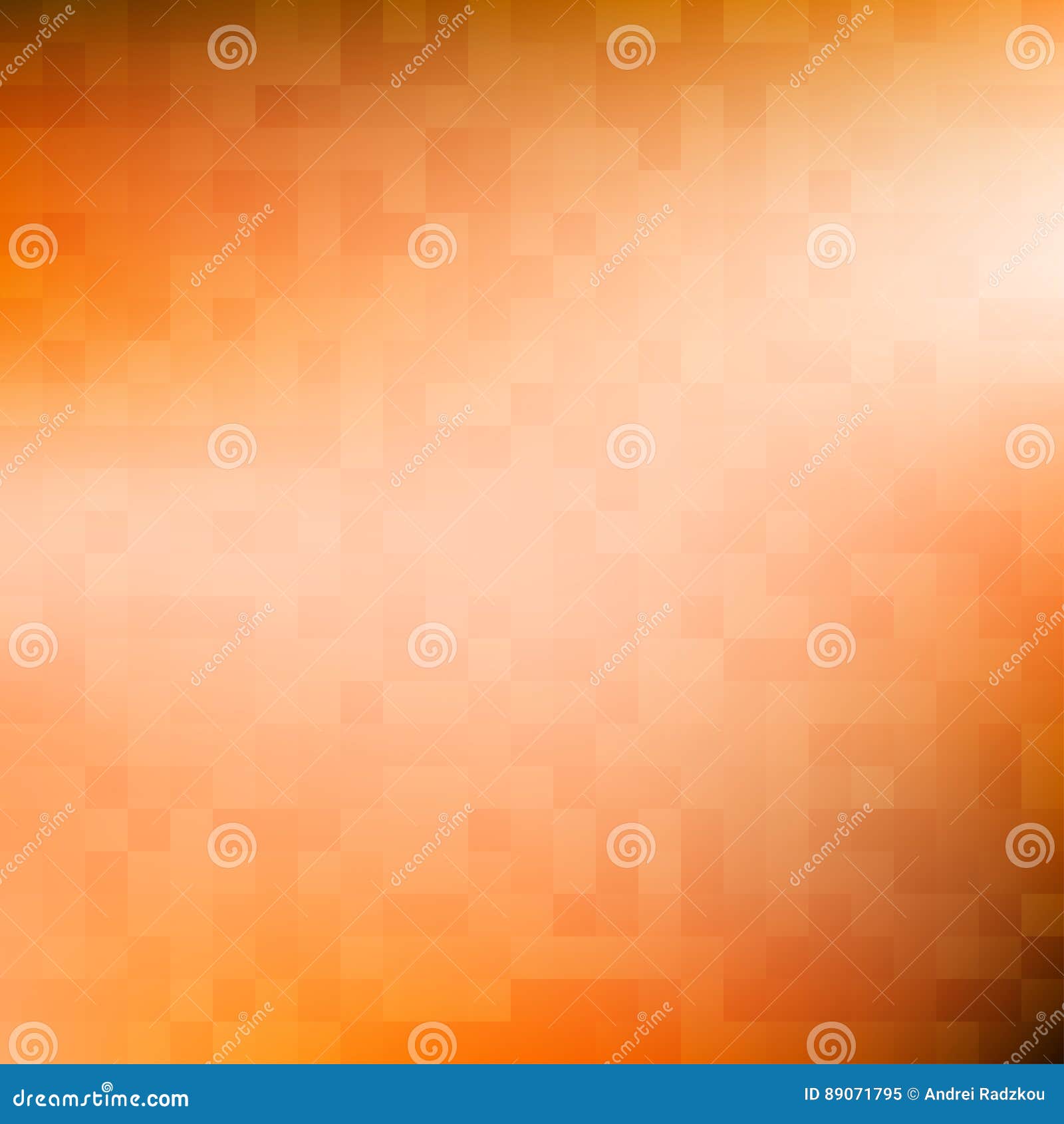 Simple Orange Background with Gradient Mesh Textured by Squares Stock ...