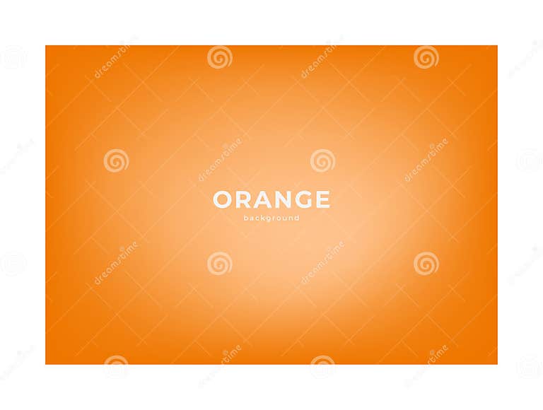 Simple Orange Gradient Background Design Stock Illustration ...