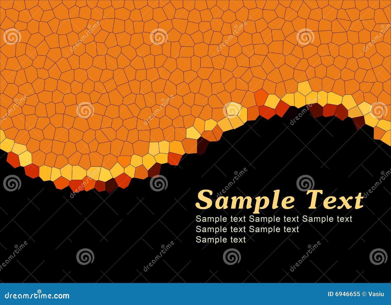 Simple orange template stock illustration. Illustration of color - 6946655