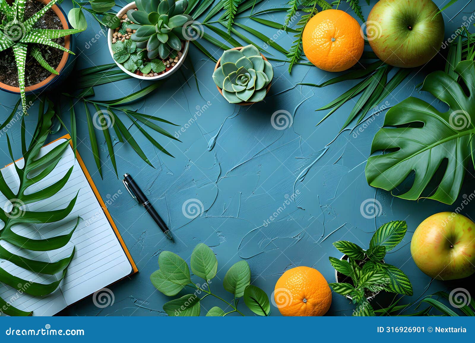 Simple and Organized Workspace for Designers Stock Illustration ...