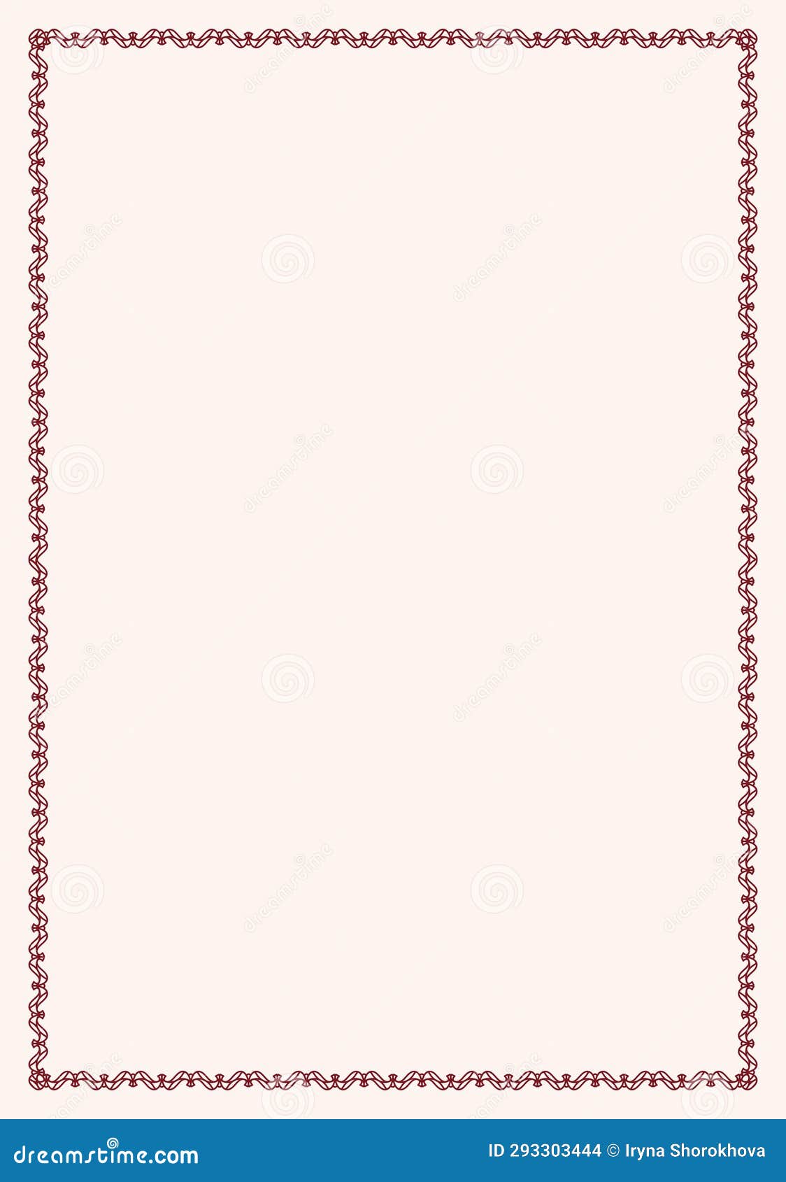Simple ornamental frame stock vector. Illustration of design - 293303444