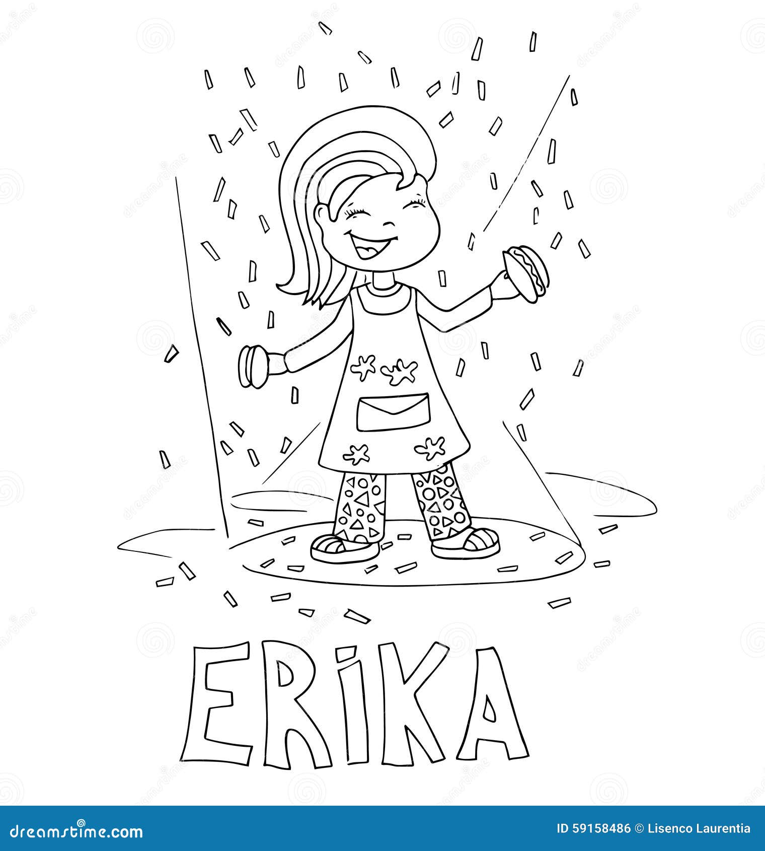 Brenda Name Design Vector Illustration | CartoonDealer.com #53490918