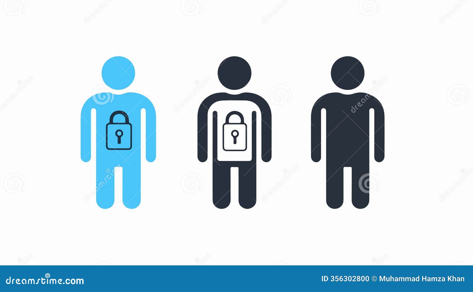 Generic Human Man Face, Profile Side. Futuristic Royalty-Free Stock ...