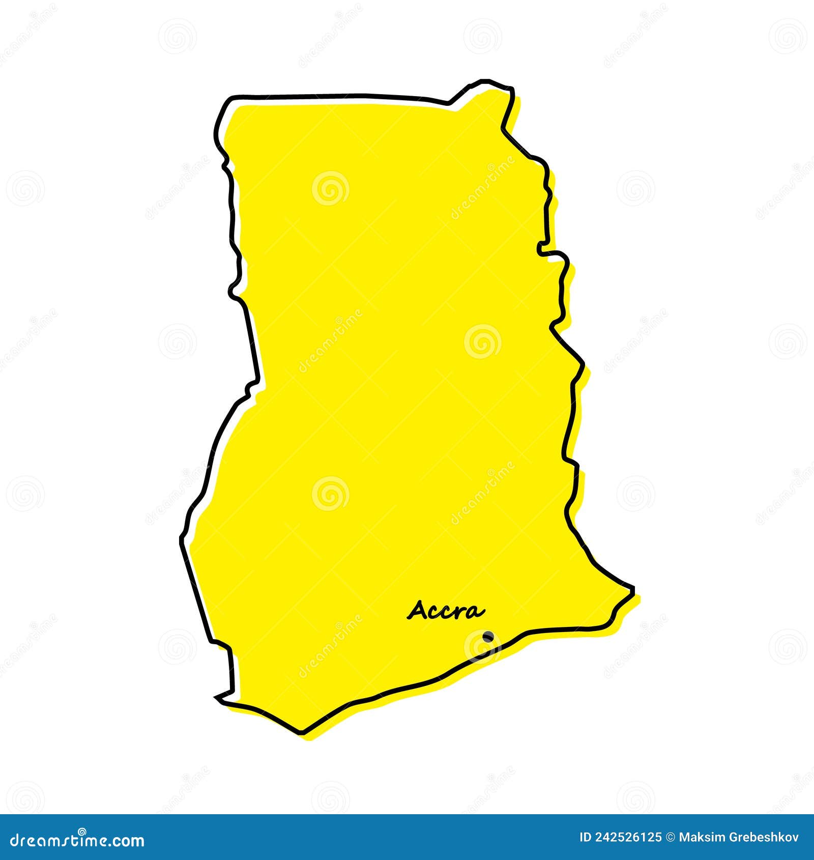 Ghana Location Pin Map Navigation Label Symbol Cartoon Vector ...