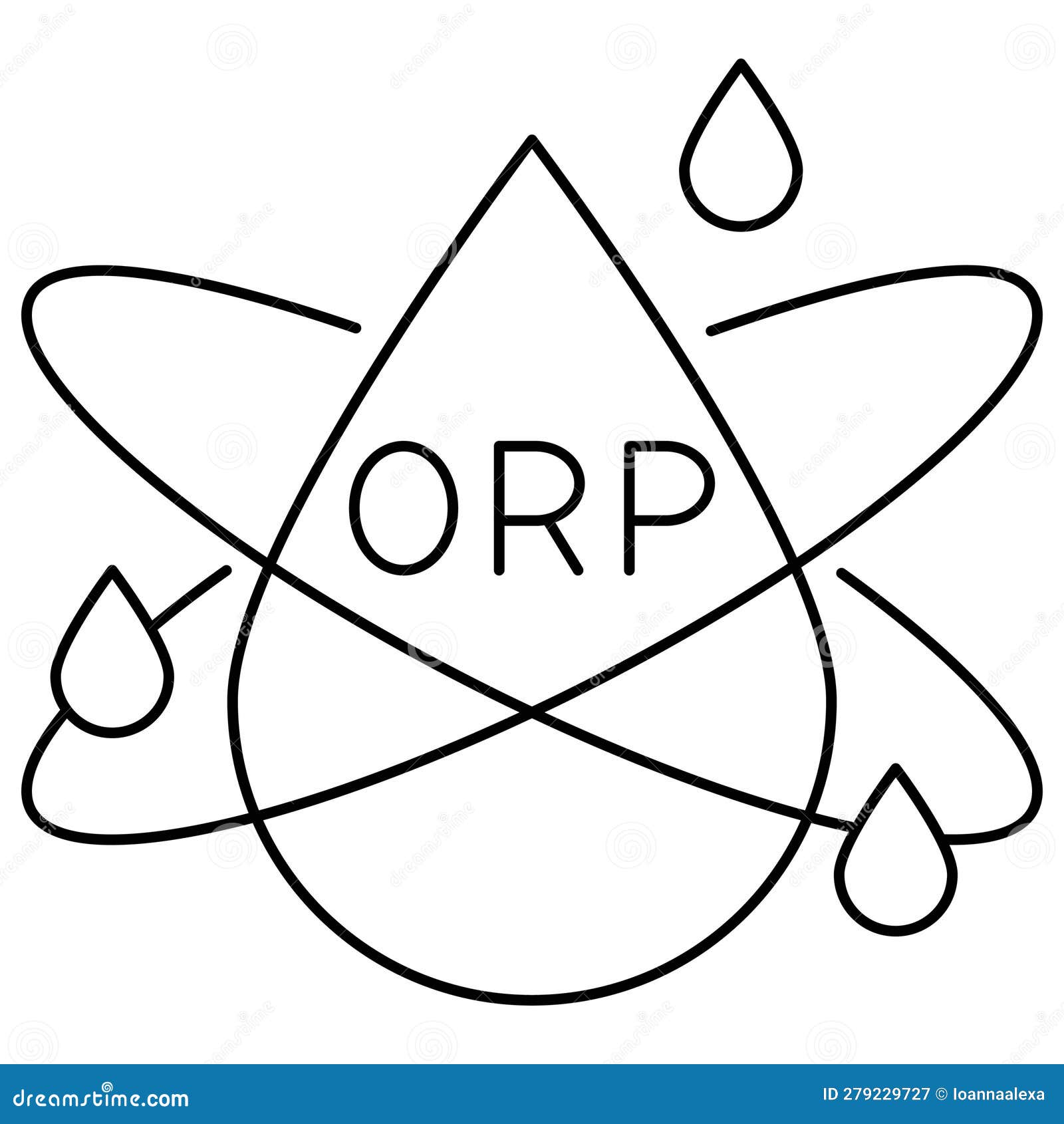 Simple Outline Minimal Icon Of The Water Oxidation Reduction Potential ... Simple Outline Minimal Icon Of The Water Oxidation Reduction Potential ...