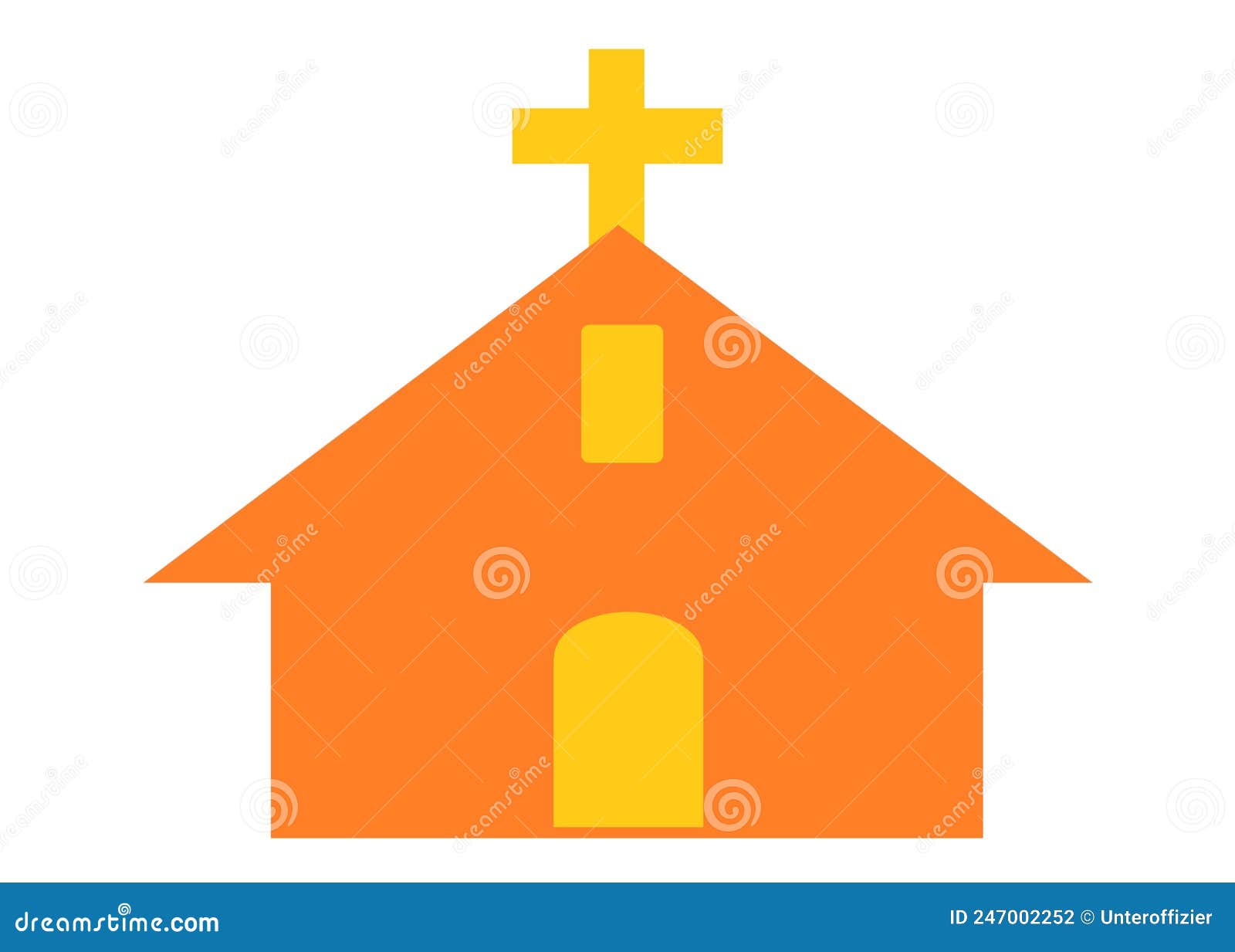 Crucifix Or Cross Symbol Silhouette Set Vector Illustration ...