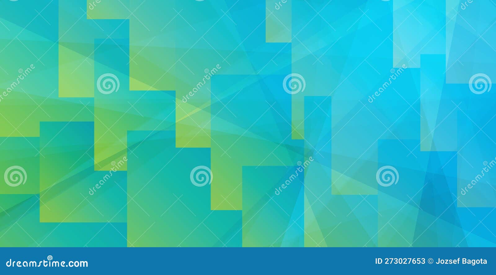 Simple Overlapping Rectangular Frames of Various Sizes, Colored in ...