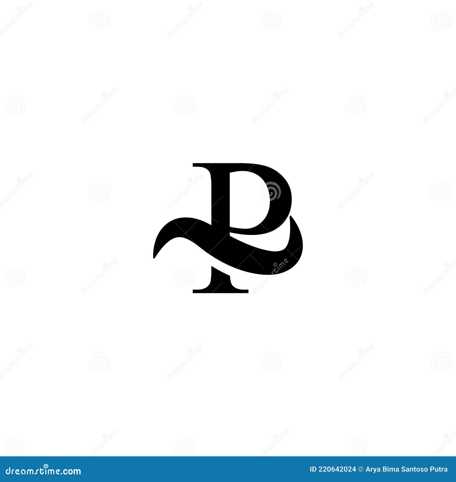 Simple P Letter Vector Logo Stock Illustration - Illustration of ...