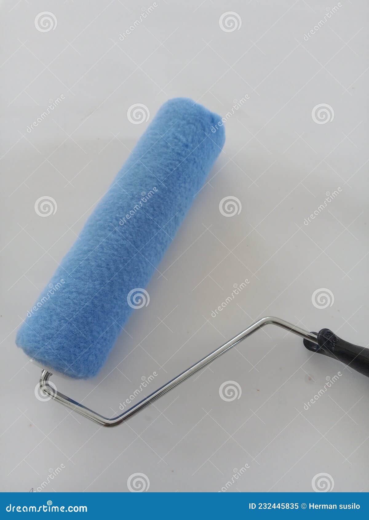 Simple Paint Roll Isolated on White Background Stock Image - Image of ...