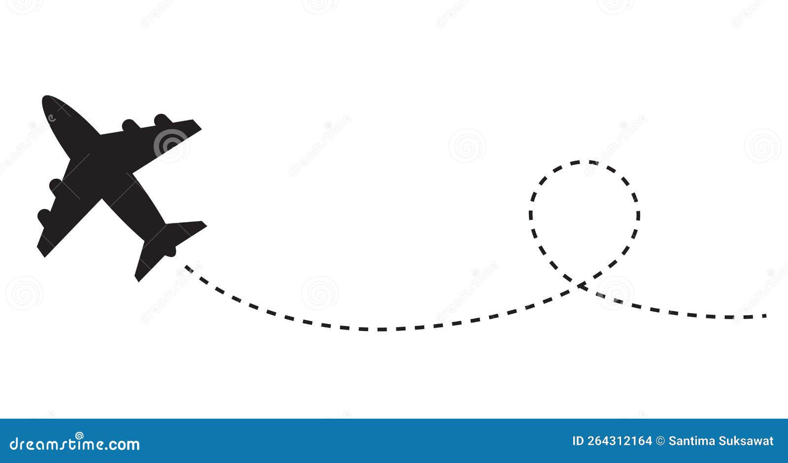 Simple Paper Plane Vector Illustration Stock Vector - Illustration of ...