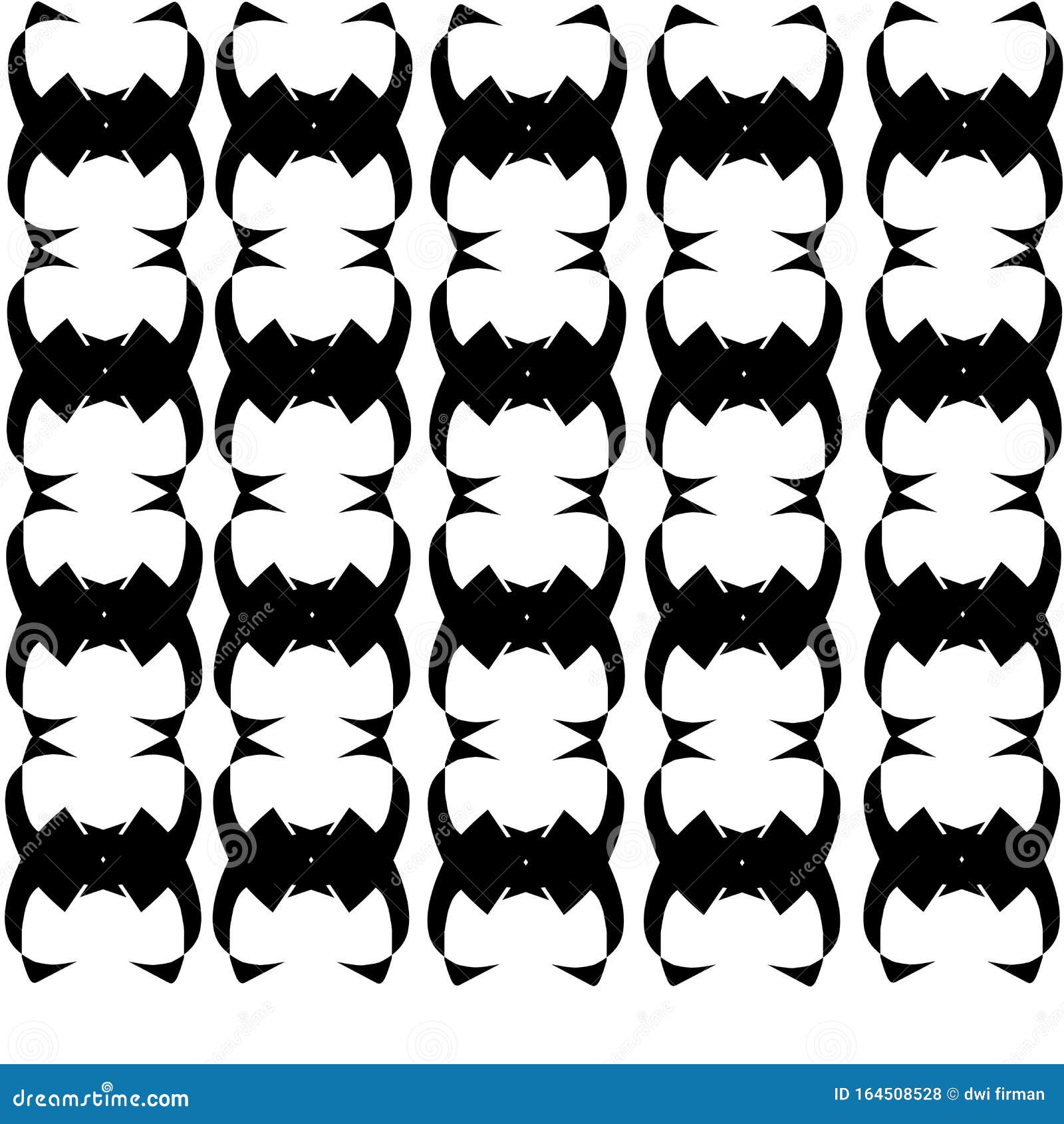 Simple Pattern of Batik Modern Stock Illustration - Illustration of ...