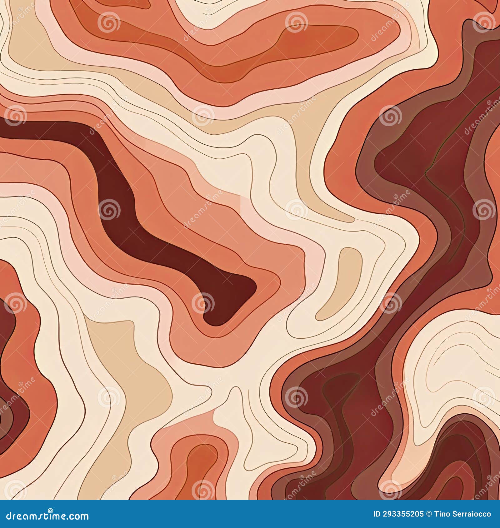 Simple Pattern Design for Topography Desert , Generated by AI Stock ...