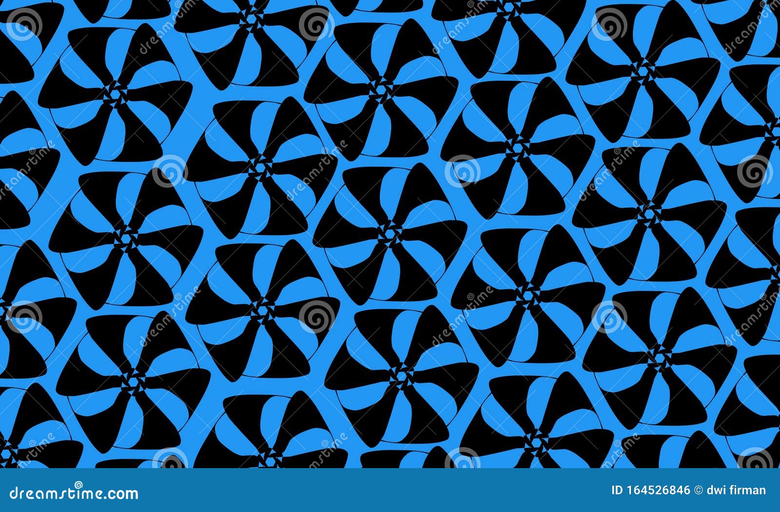 Simple Pattern with Display Arranged Spinning Stock Illustration ...
