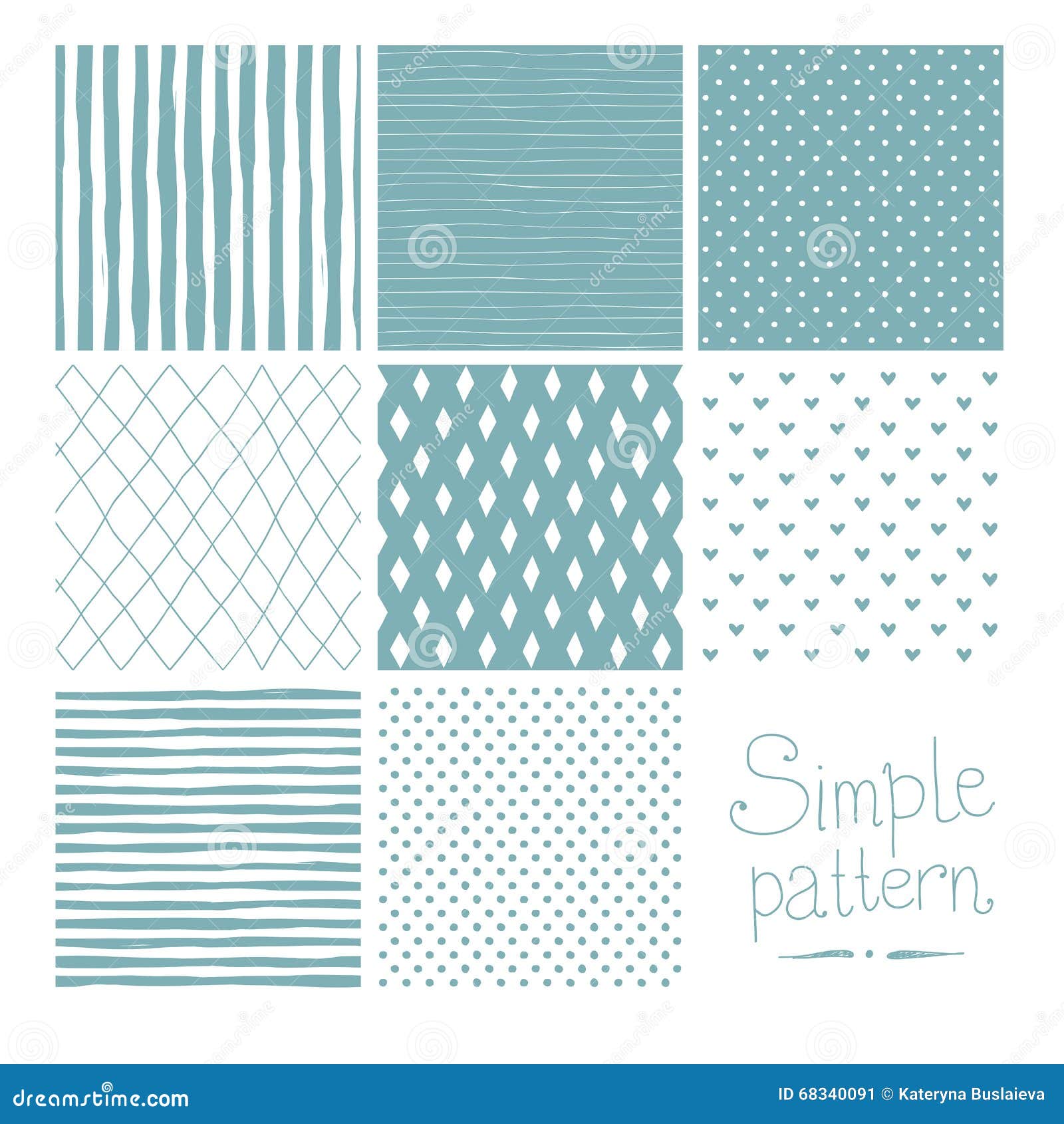 Simple pattern stock vector. Illustration of decoration - 68340091
