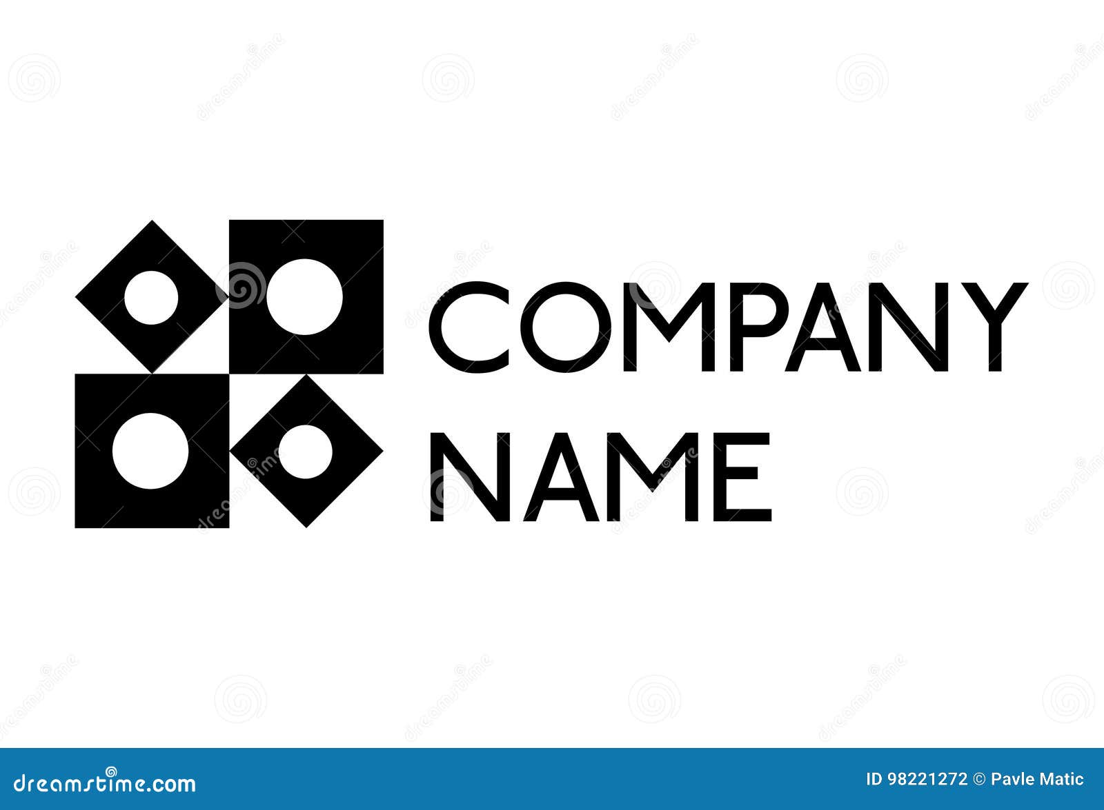 Simple pattern logo stock vector. Illustration of shape - 98221272