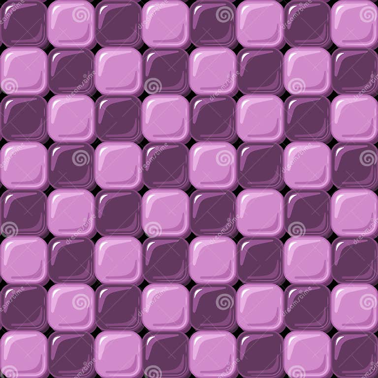 Simple Pattern with Mosaic Tiles. Stock Vector - Illustration of color ...