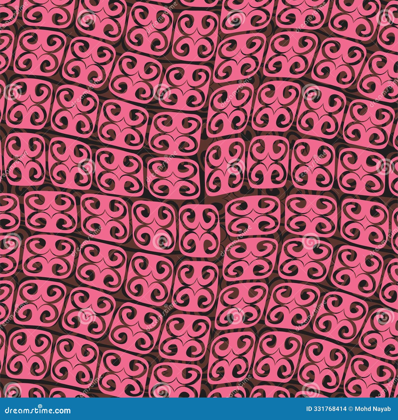 Two Colors Seamless Abstract Shape.cdr X6 Stock Illustration ...