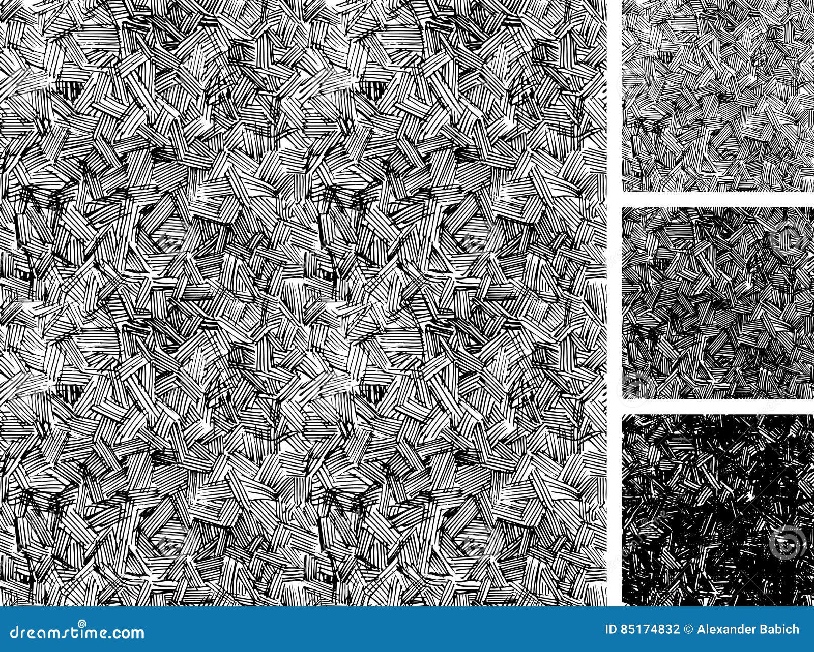 Simple Pattern of Rough Hatching Grunge Texture. Stock Vector ...