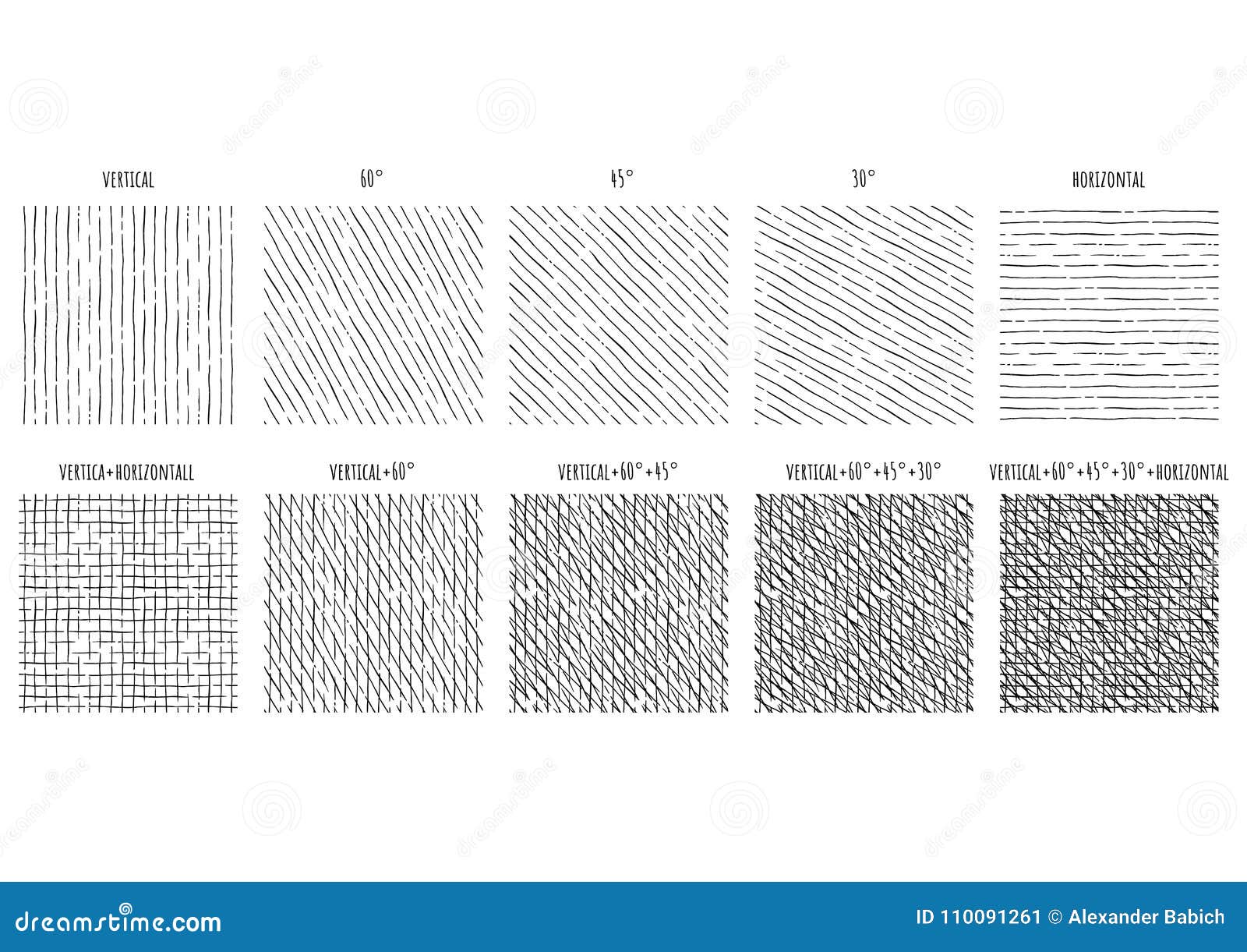 Simple Pattern of Rough Hatching Grunge Texture. Stock Vector ...