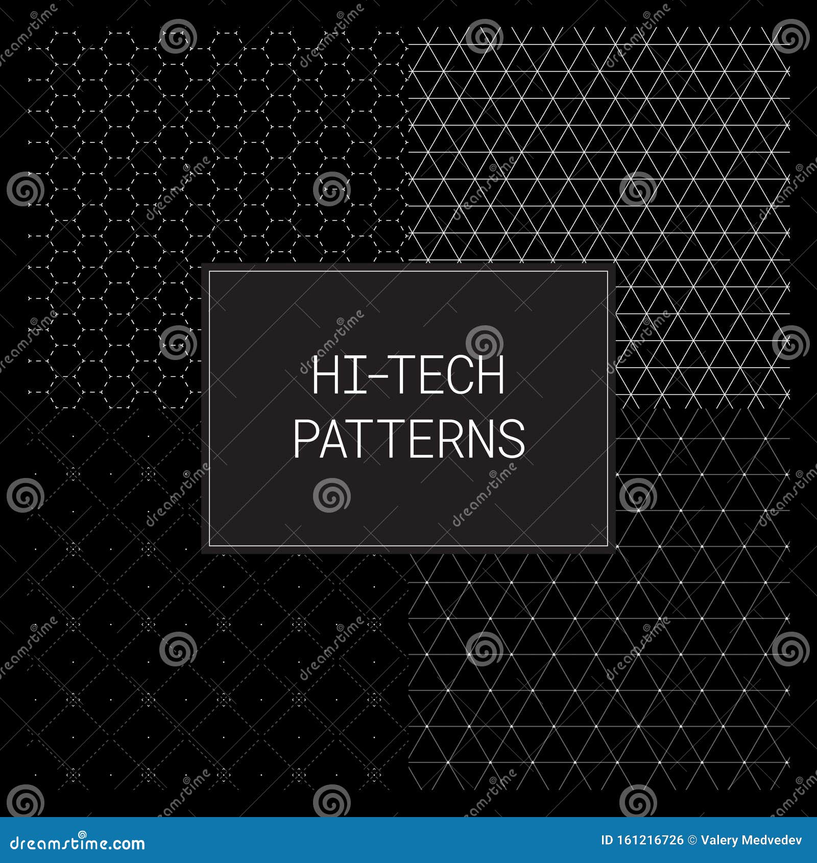 Simple Patterns for Hi-tech HUD or UI Suitable for Futuristic ...