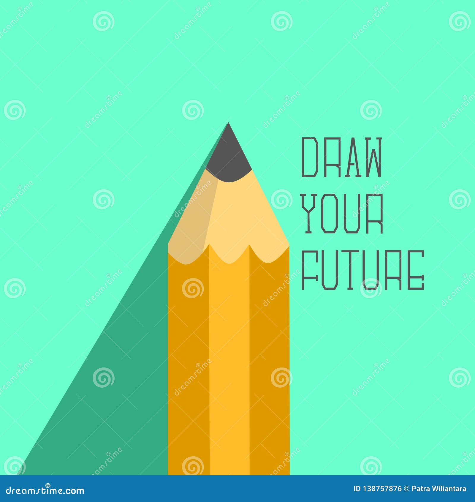 Simple pencil illustration stock illustration. Illustration of simple ...