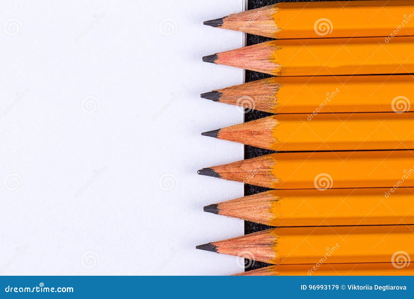 Simple Pencils, a Blank Sheet Stock Image - Image of document, ideas ...